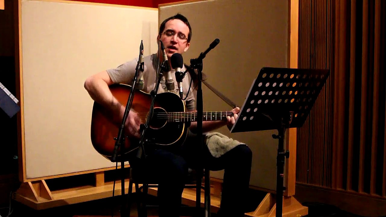 Austin MacRae recording 'Revel In It' - YouTube