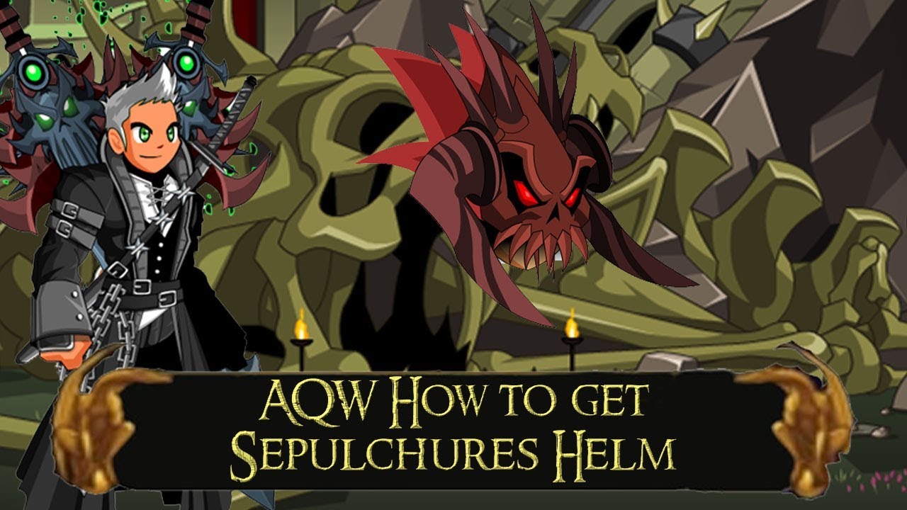 AQW How to get Sepulchures Helm Guide - YouTube