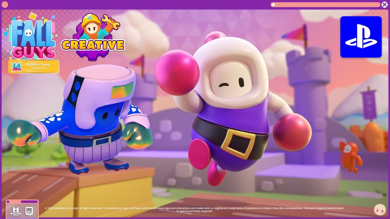 BlueBlurChamp's Fall Guys SS4: Playing With Your Creative Maps#9 - YouTube