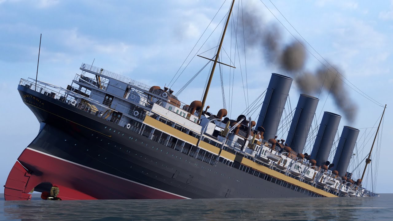 Lusitania Sinking 2023 Animation - YouTube