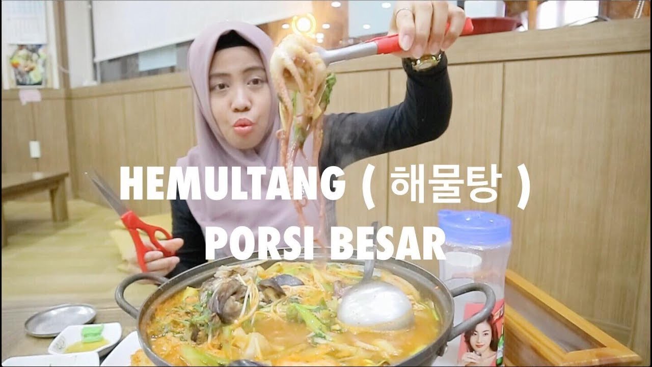 MAKAN HEMULTANG ( 해물탕 ) DI KOREA - YouTube