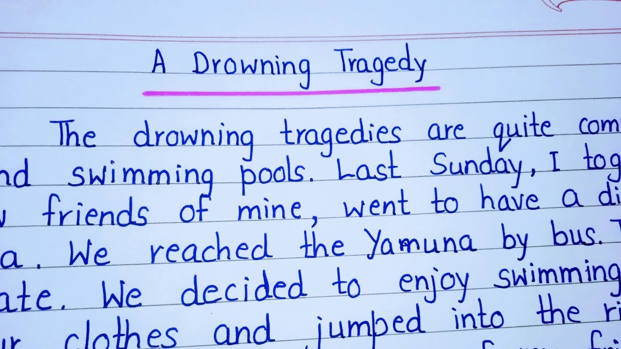 Paragraph on Drowning Tragedy in English || Drowning Tragedy Essay in ...