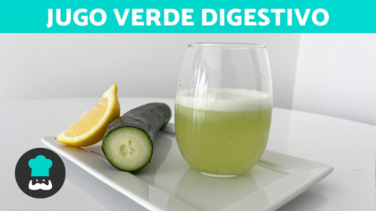JUGO VERDE para MEJORAR la DIGESTIÓN 🥒 (Jugo para Evitar Gases y ...