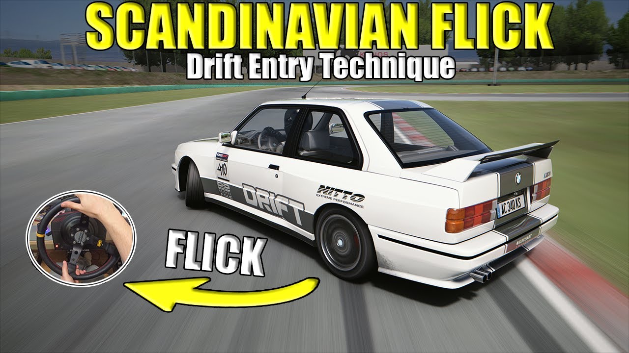 How to Drift #12 | Scandinavian Flick Drift Entry Technique | Assetto ...