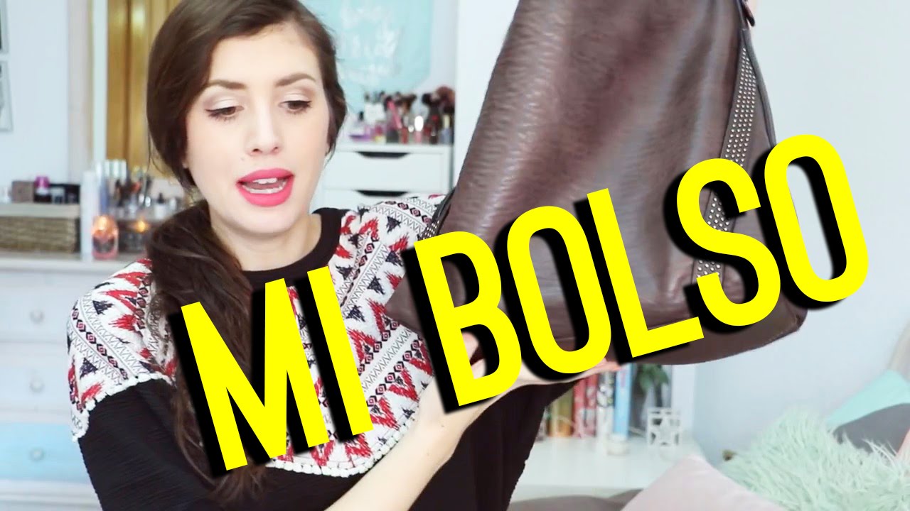 QUÉ LLEVO EN EL BOLSO? -¡TODO! | Ale90cb - YouTube