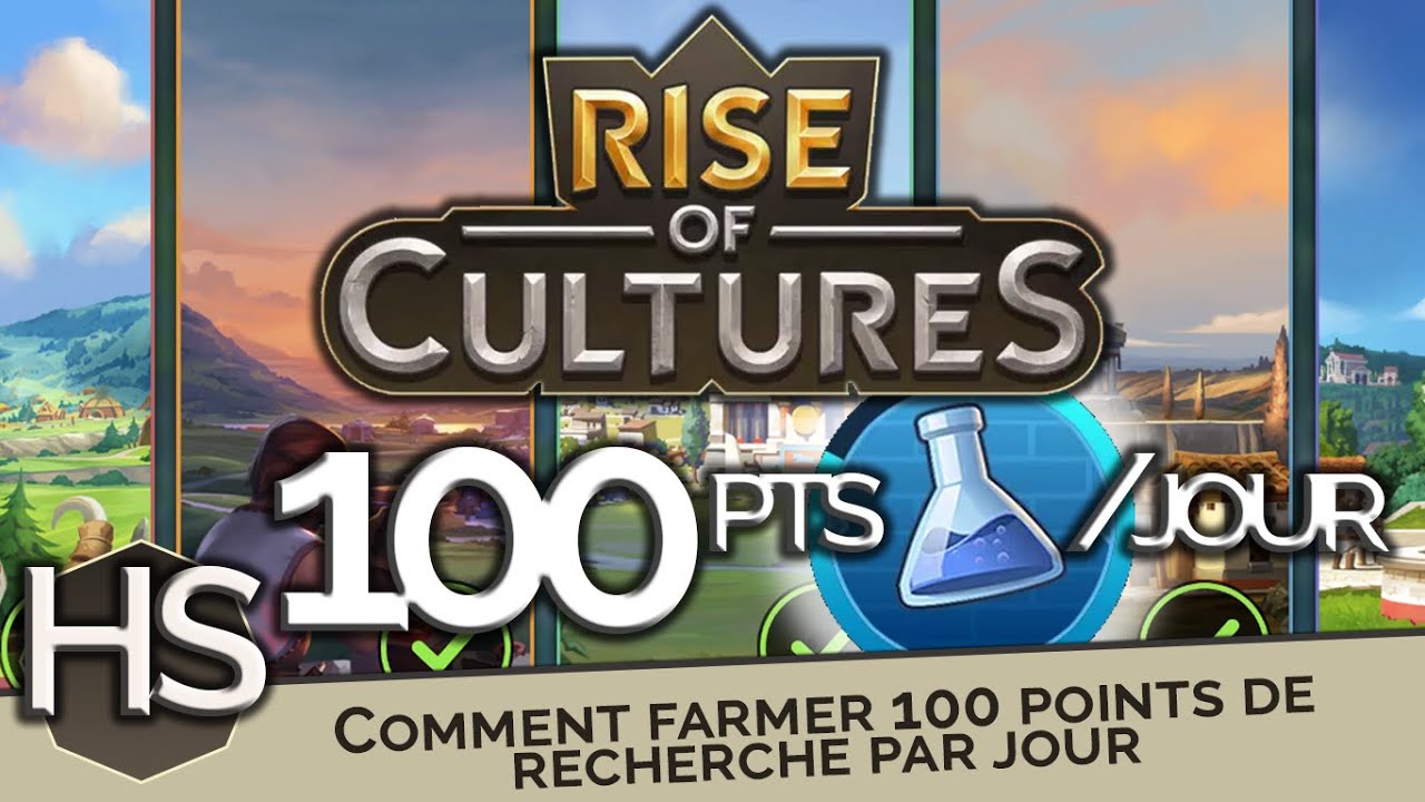 Comment farmer 100 points de recherche par jour ? | Let's play Rise of ...