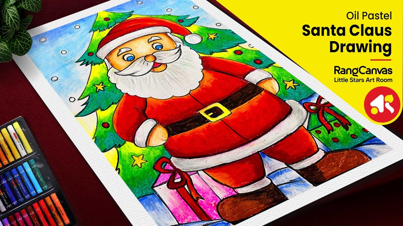 Santa Claus drawing | How to draw Santa Claus | Santa Claus drawing ...