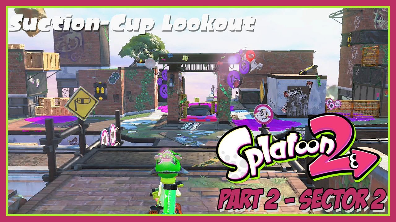 Splatoon 2 Part 2: Sector 2 - Suction Cup Lookout - YouTube