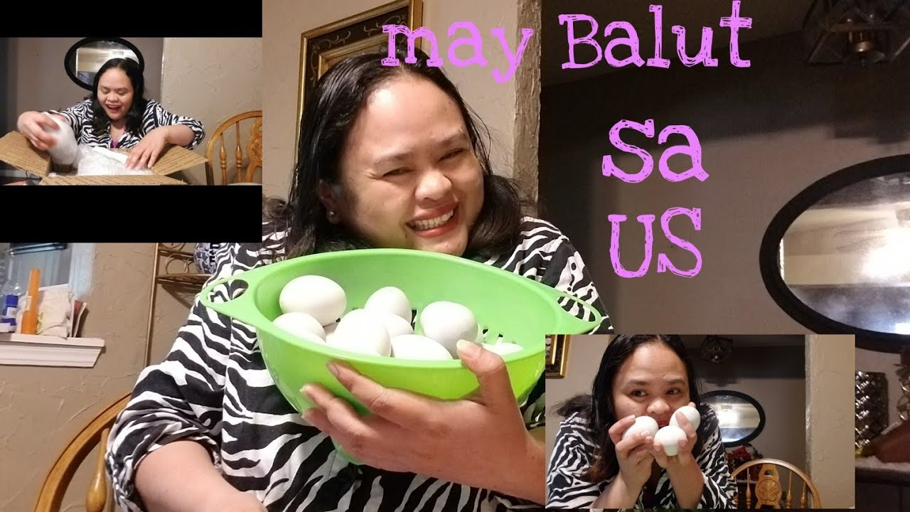 UNBOXING AND EATING BALUT|| Filipino food - YouTube