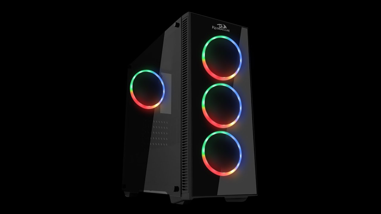 Gabinete Redragon Sideswipe Pro GC-601 - YouTube