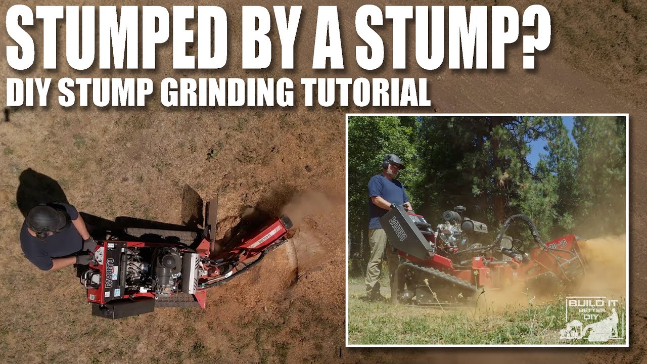How to Remove a Massive Stump || Build it Better DIY - YouTube