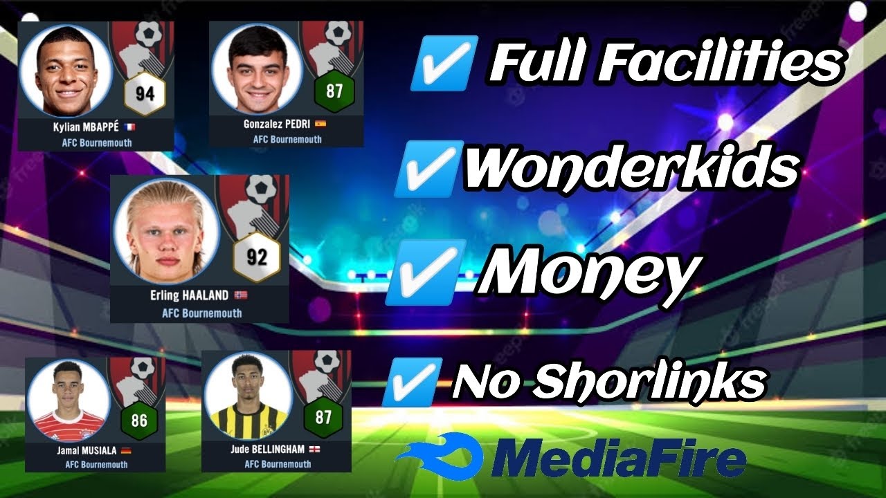 SM23 FULL FACILITIES + WONDERKIDS SAVE DATA - YouTube