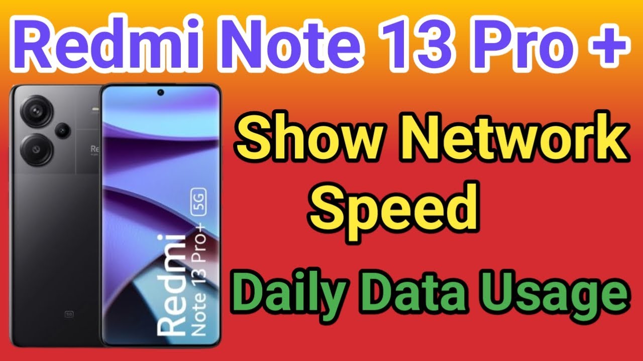 Redmi Note 13 Pro Plus 5g Enable Daily Data Usage Setting How To Show Daily Data Usage Setting