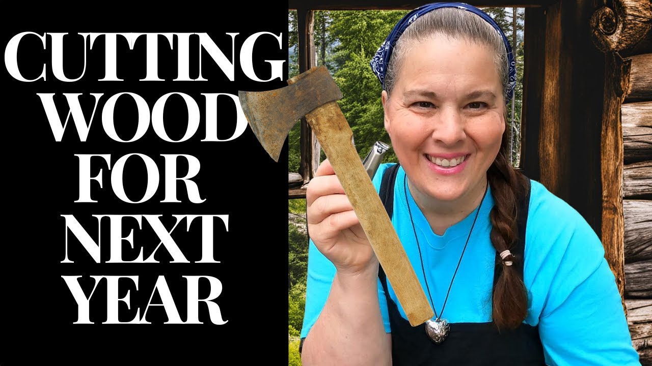 Prepping For Next Winter ,Cutting Down Our Own Wood - YouTube