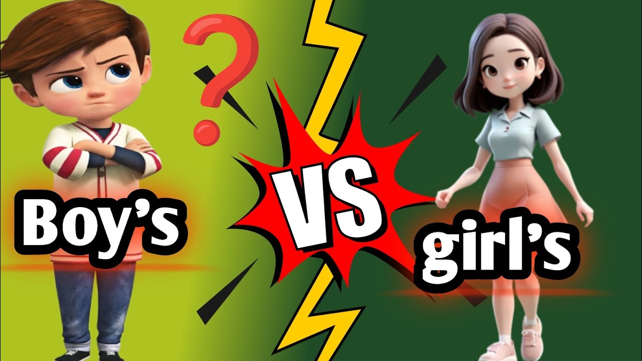 Boys Vs girls Boy Versus Girl Comparison Trending Video All Comparison ...