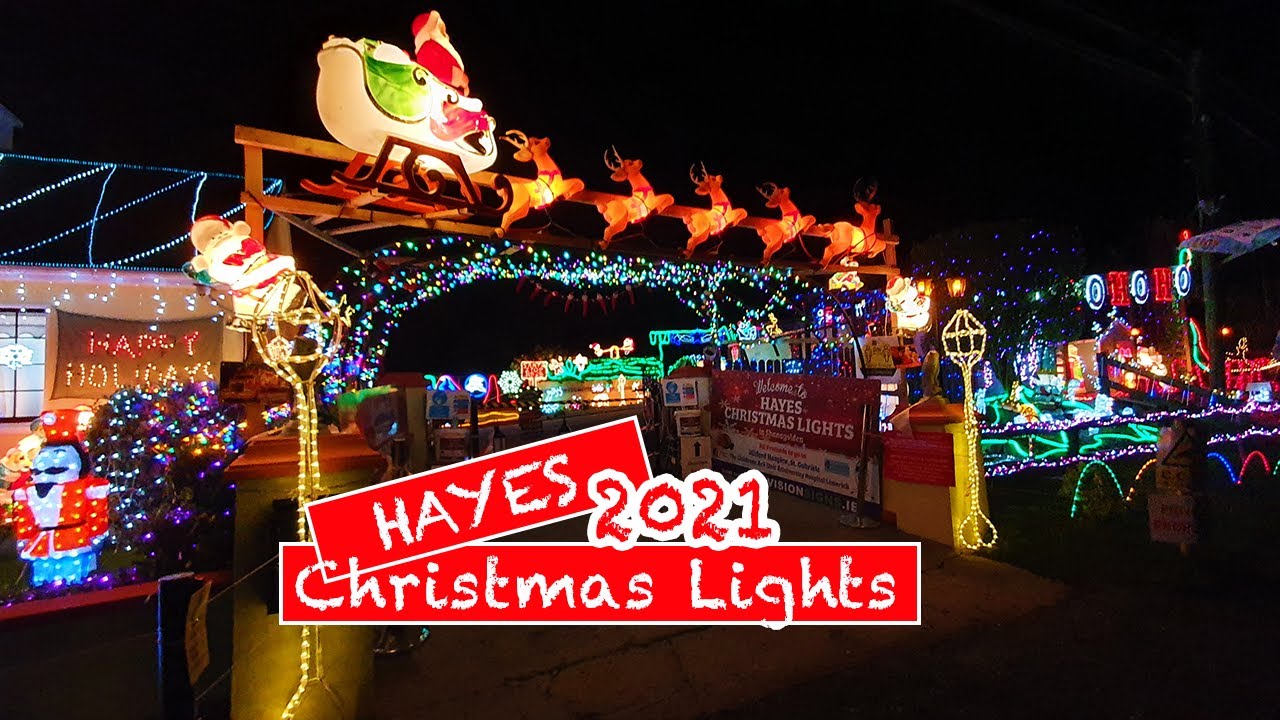 HAYES 🇮🇪 Christmas Lights 2021 / Limerick - YouTube