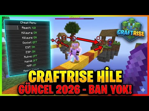 CraftRise Hile 2026 - Güncel & Ban Riski Yok! (Reach, KillAura, Fly)