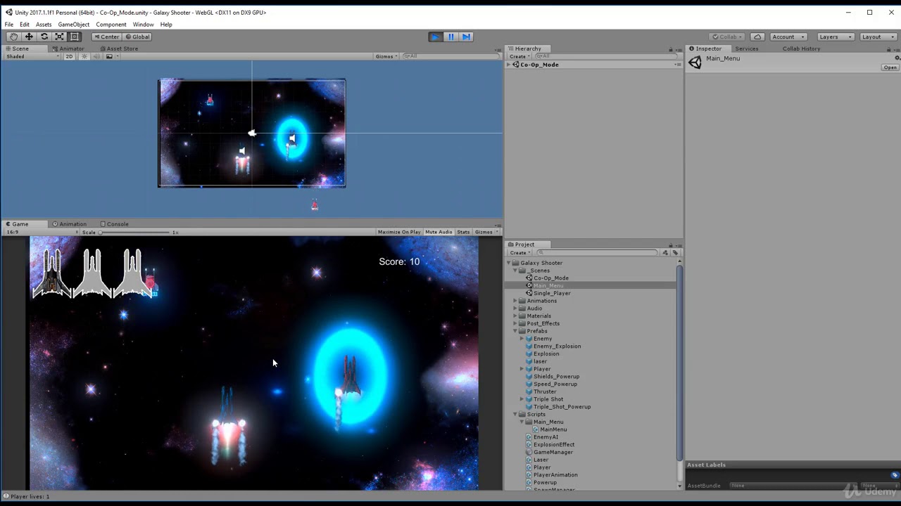 Unity Tutorial - Co Op Mode Challenge New Game - YouTube