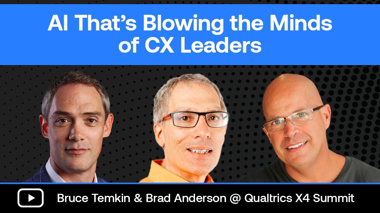Ep 21. AI that’s blowing the minds of CX Leaders - Bruce Temkin and ...