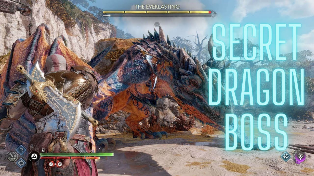 GOW RAGNAROK SECRET DRAGON BOSS - Completion 100% (Finally) - YouTube