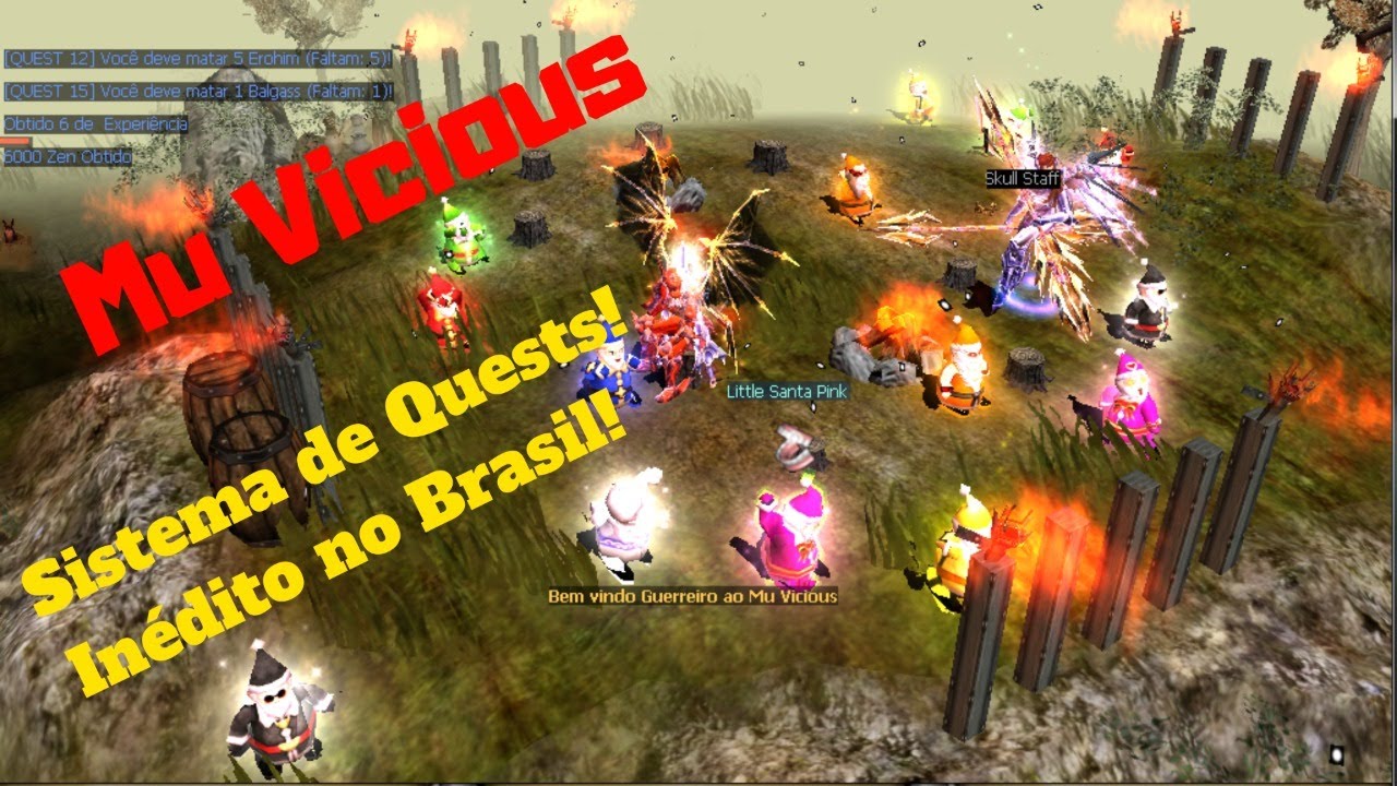 Primeiro Mu Online com Sistema de Quests do Brasil - Mu Vicious - YouTube