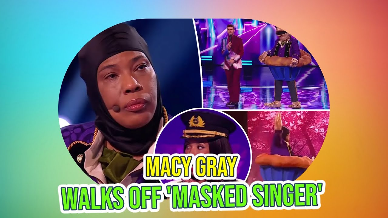 Macy Gray Storms Off 'The Masked Singer UK': A Sore Loser? - YouTube