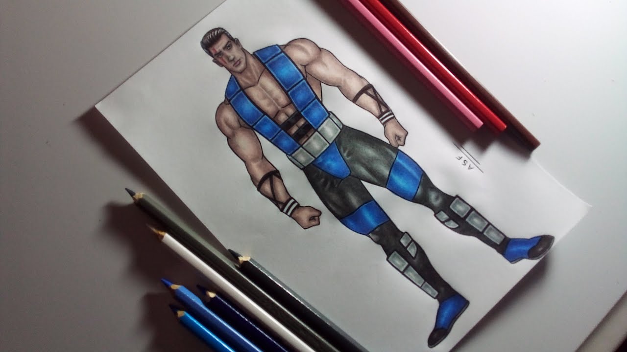 Desenhando Sub-Zero UMK3 - YouTube