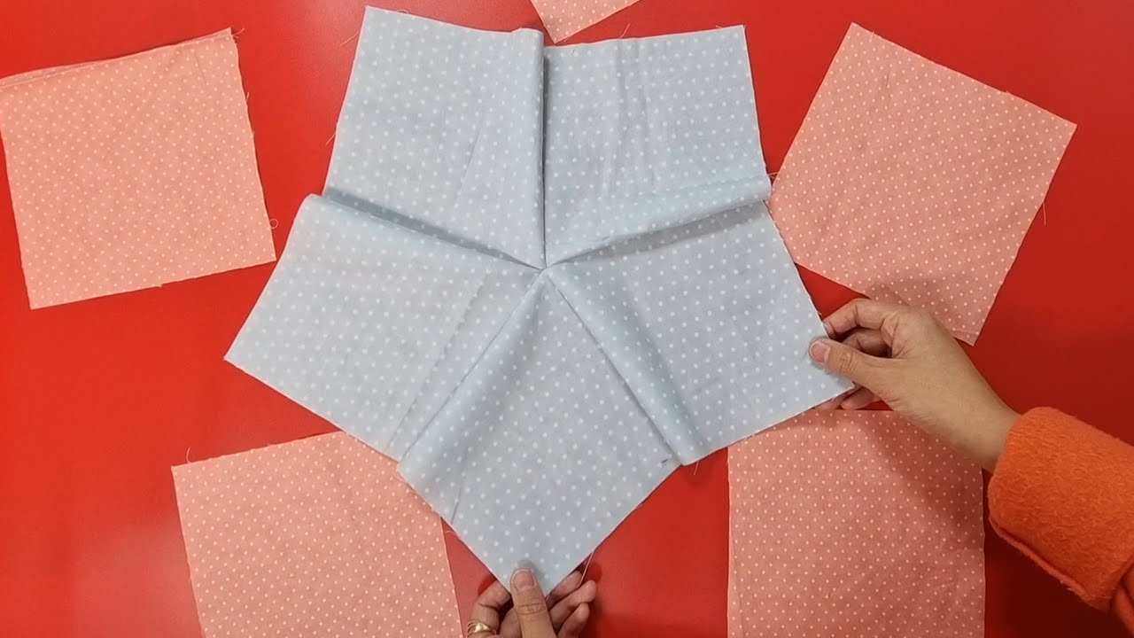 Step patchwork pillows. super easy, Amazing sewing project! unique cushion step by step. - YouTube
