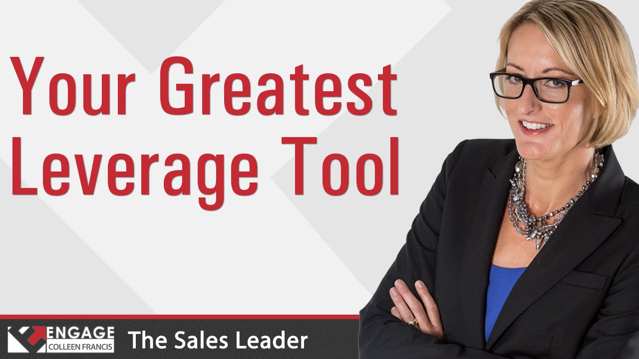 Sales Tip - Your Greatest Leverage Tool - YouTube