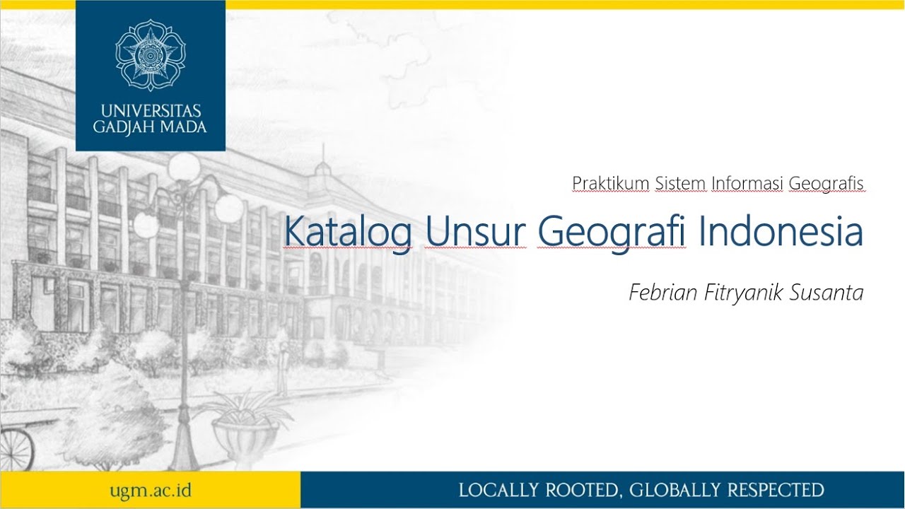 Pengenalan Katalog Unsur Geografi Indonesia - YouTube