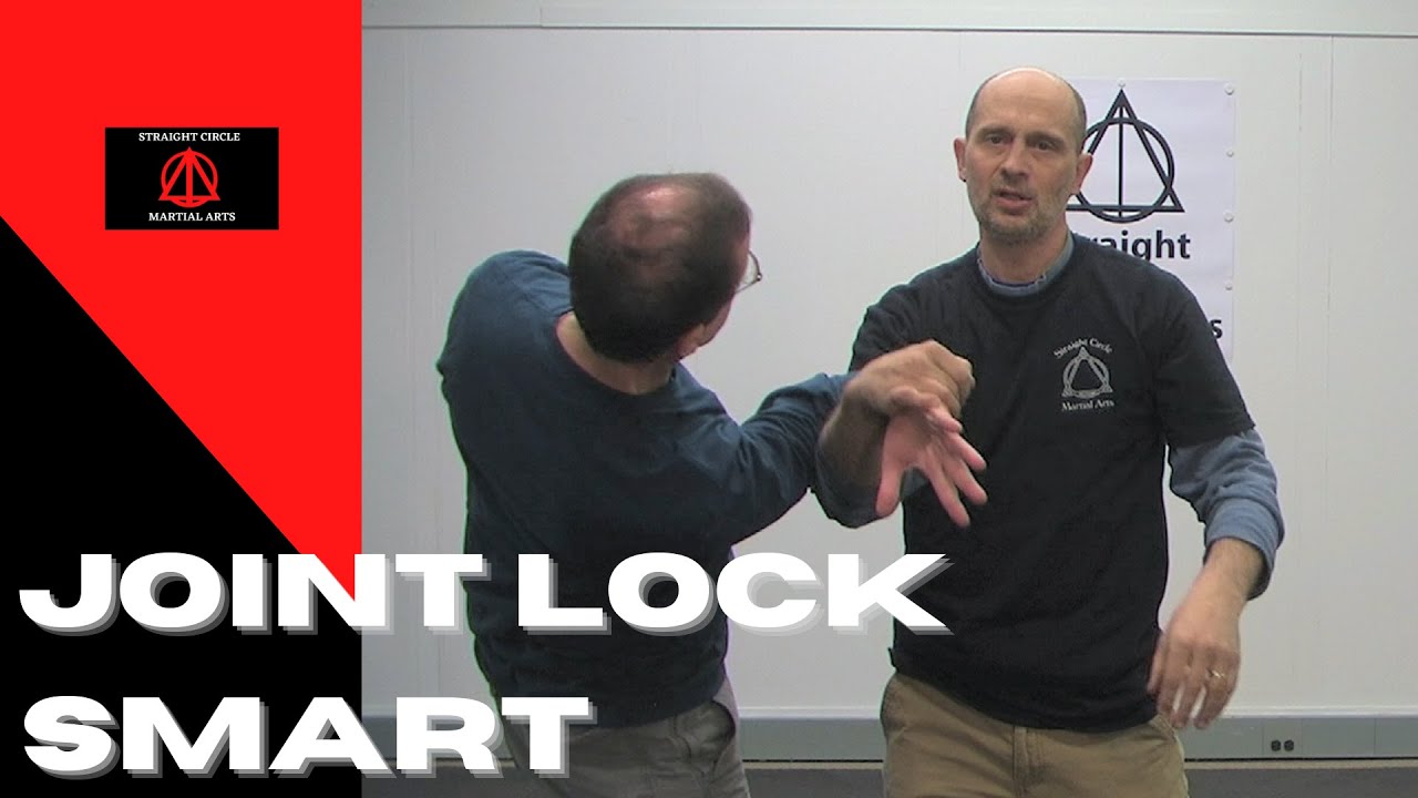 How to joint lock a larger person. - YouTube