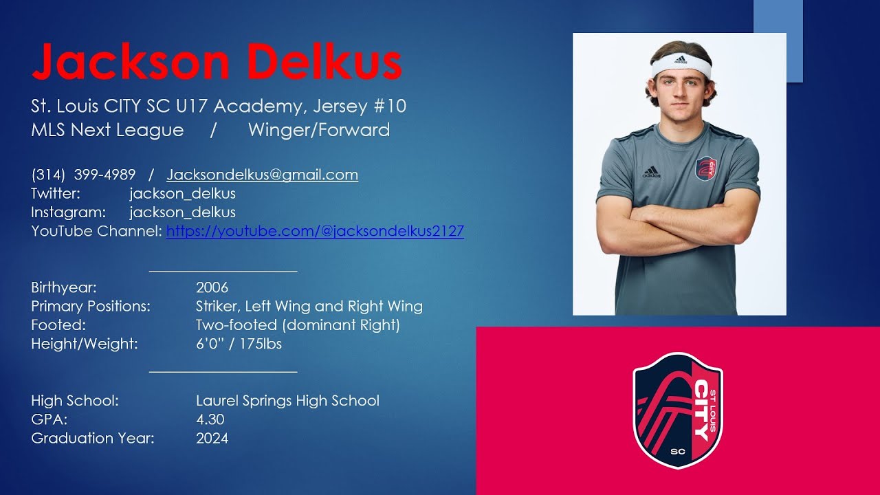 Jackson Delkus MLS Next Fall 2022 Highlights St. Louis City SC U17 #10 ...
