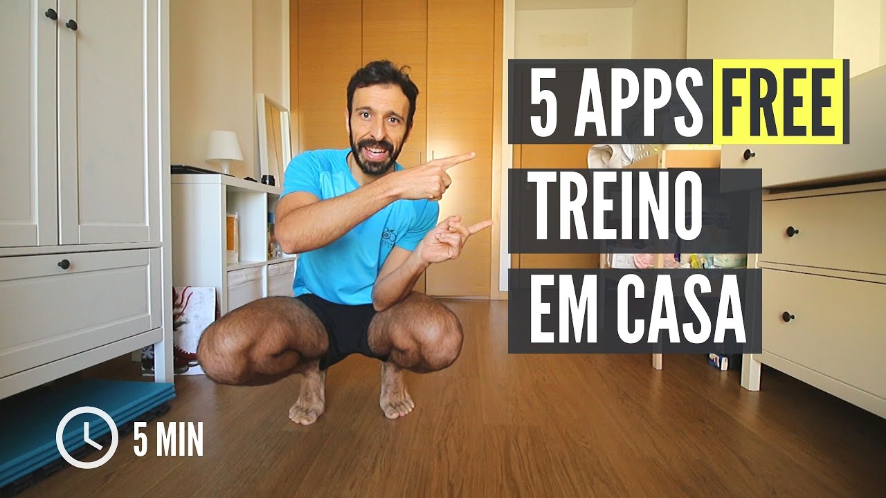 Treino em Casa Completo Sem equipamentos TOP 5 Apps Fitness - YouTube