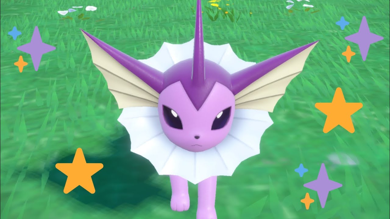 Found a Shiny Vaporeon during an outbreak!!! | Pokemon Scarlet and ...