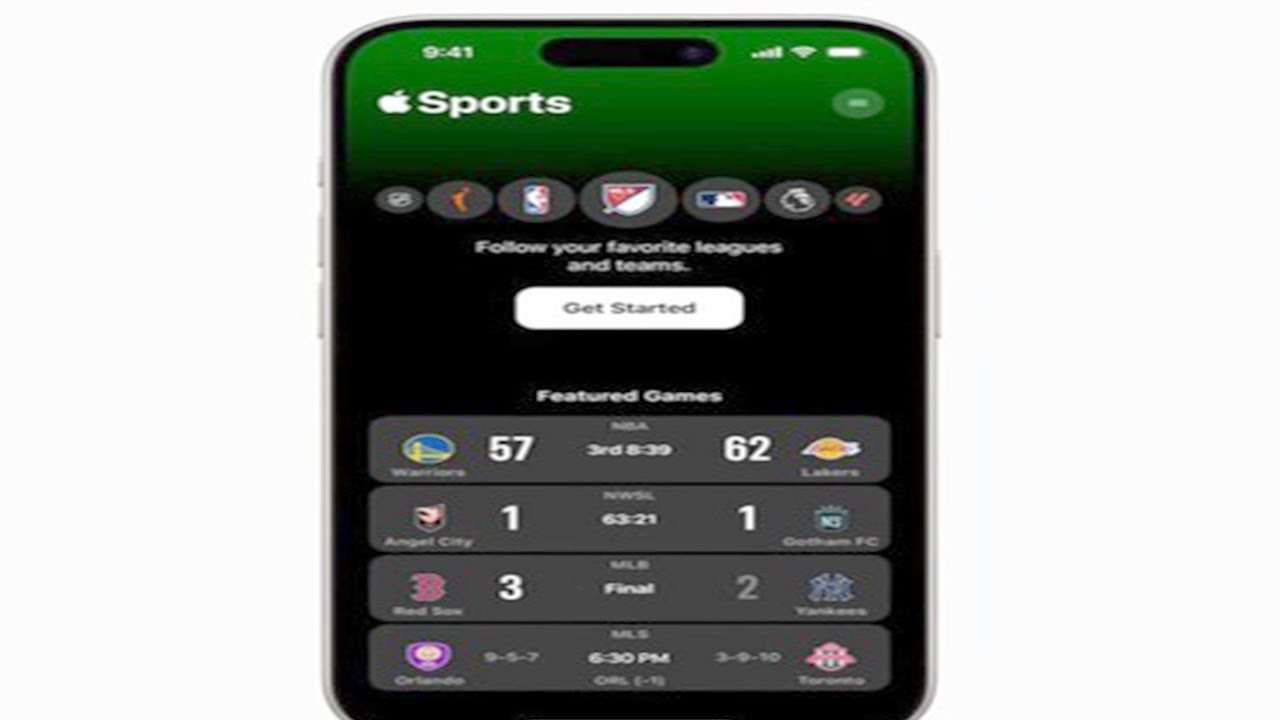 Apple’s New Sports App Brings Real Time Scores And More To iPhone 1 ...