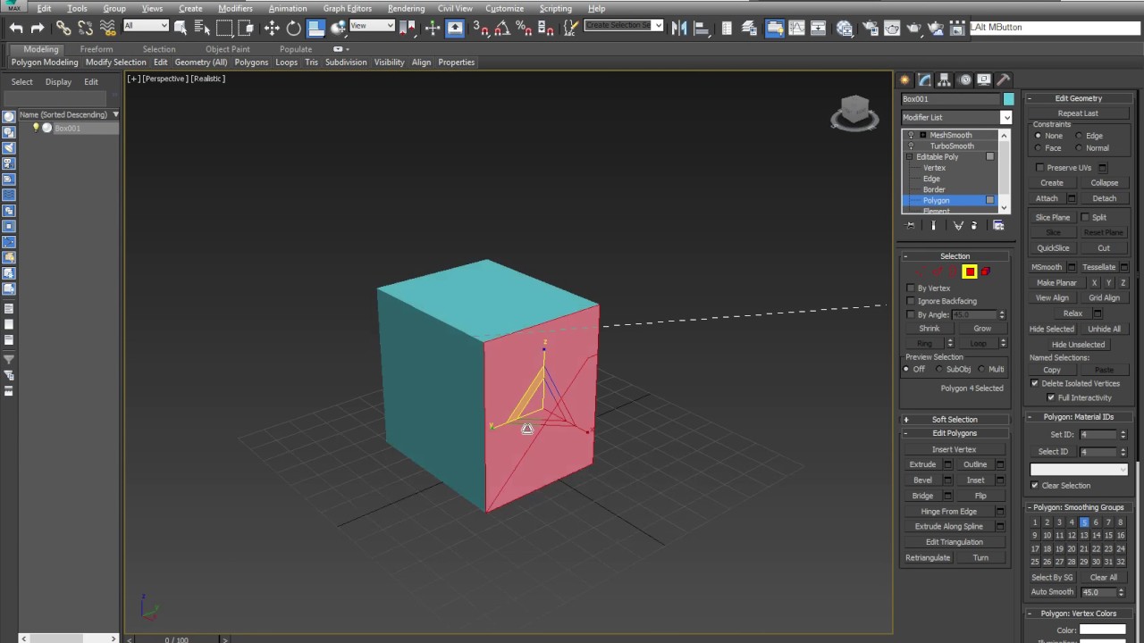 Conociendo 3D Max - subdivisión y corte - YouTube