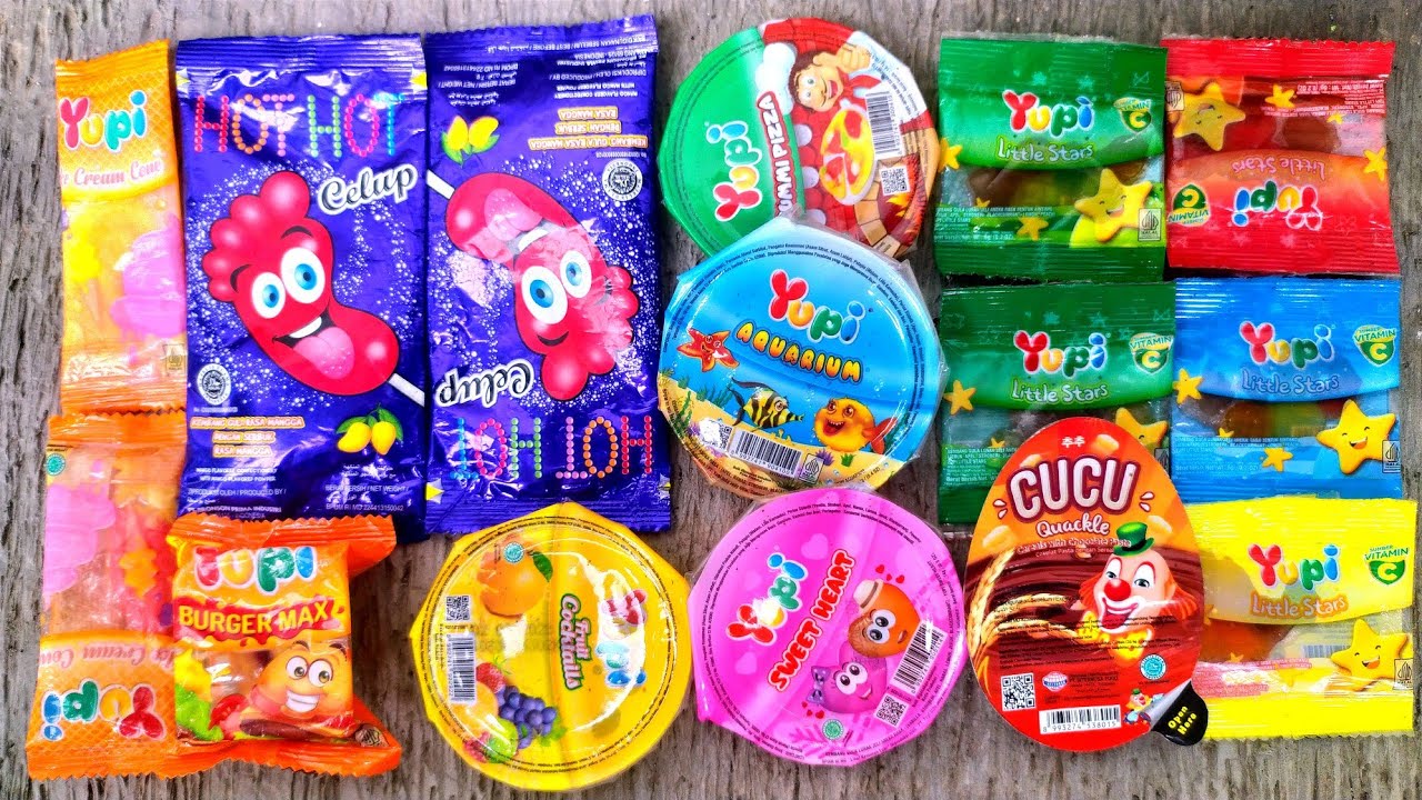 hunting es krim permen yupi sapi moo burger sweet heart permen coklat ...