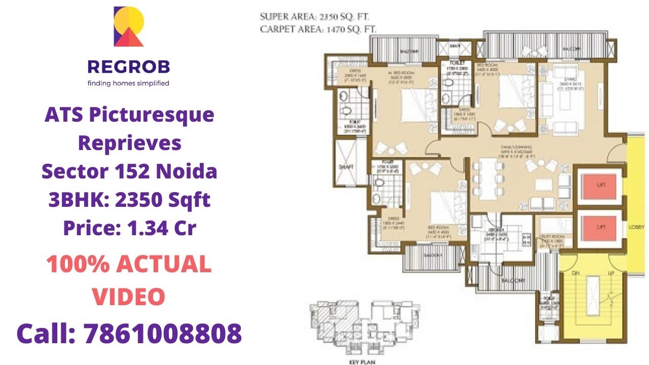 ATS Picturesque Reprieves | ☎7861008808 | 3BHK Flats for Sale in Noida ...