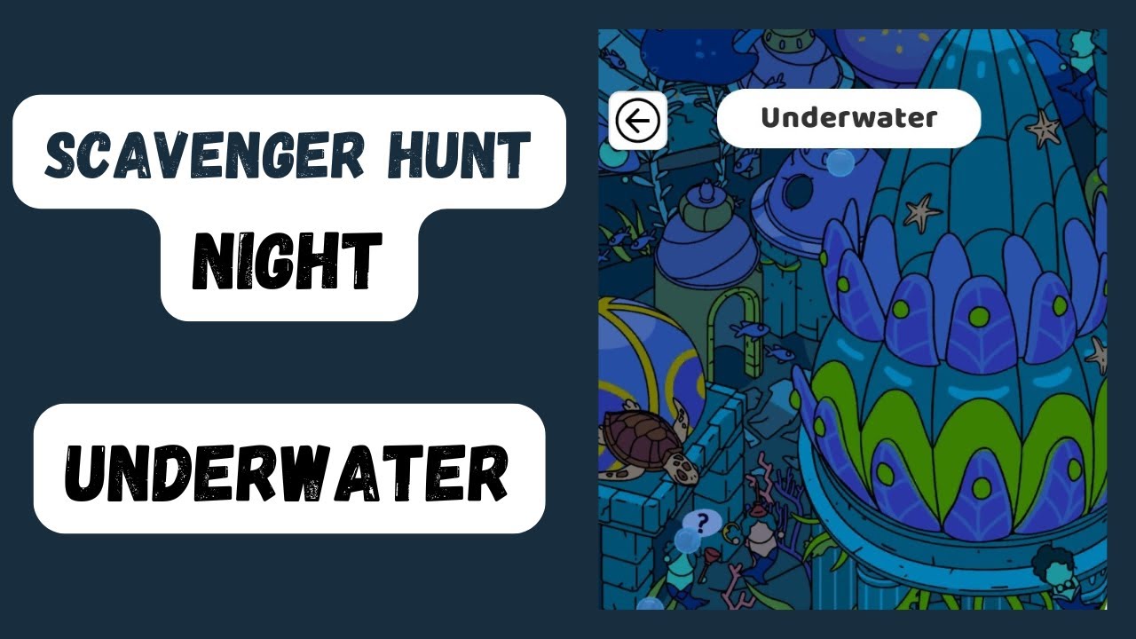 Scavenger Hunt Night - Underwater - Gameplay 🔍 - YouTube
