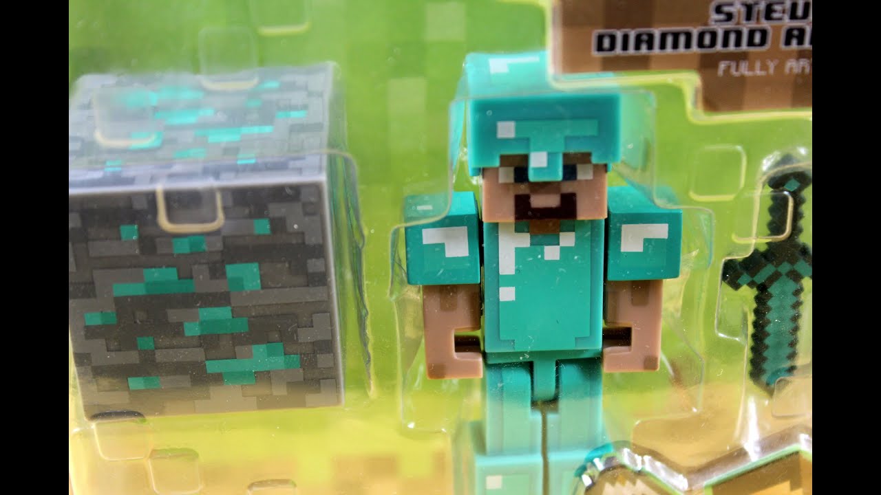 TM Toys - Minecraft - Series 2 - Zestaw z Figurką - Steve Diamond Armor ...