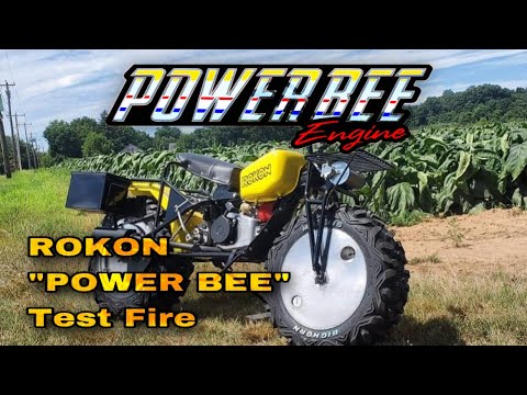 Rokon Power Bee 820 - Initial Test Fire RC820 - YouTube