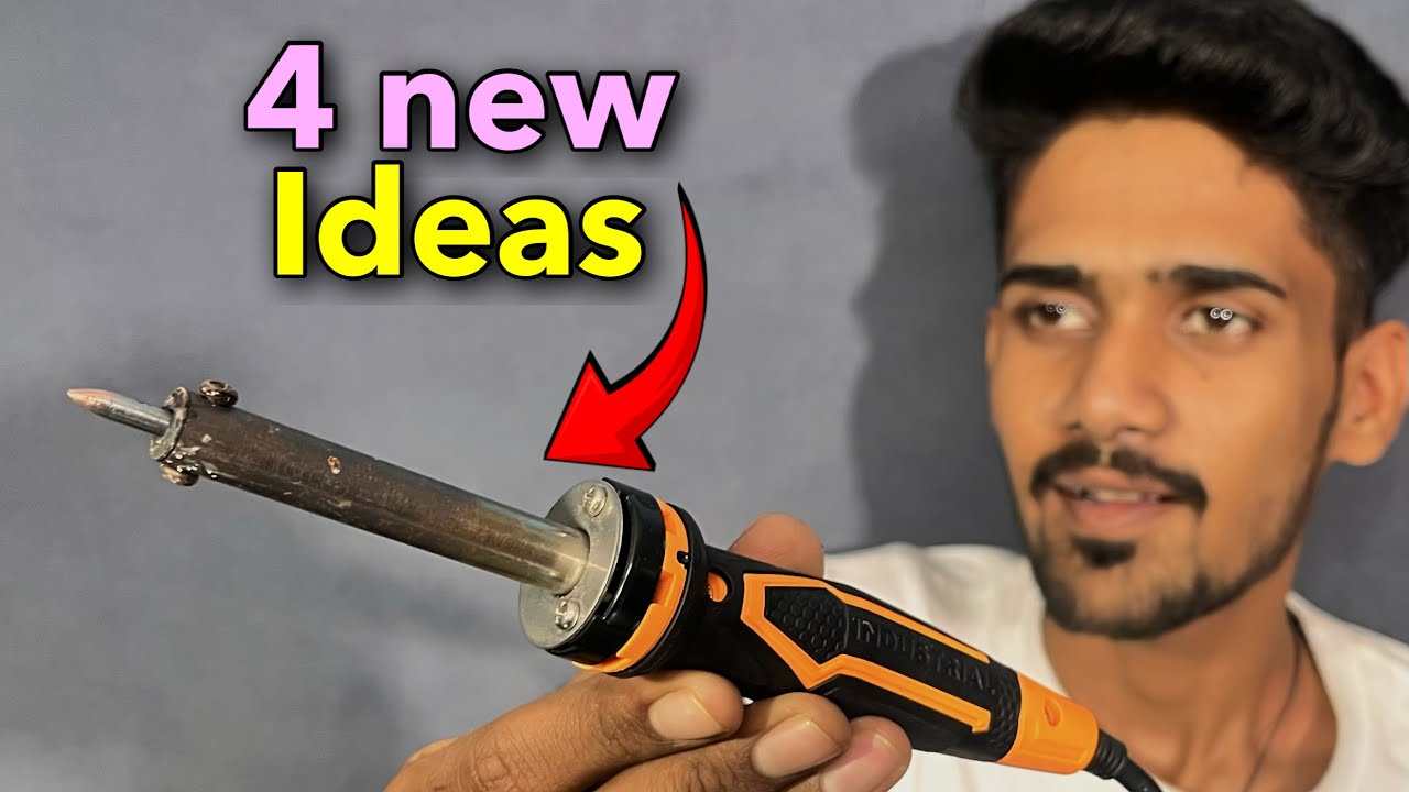4 Amazing Experiments With Soldering Iron || new ideas - YouTube