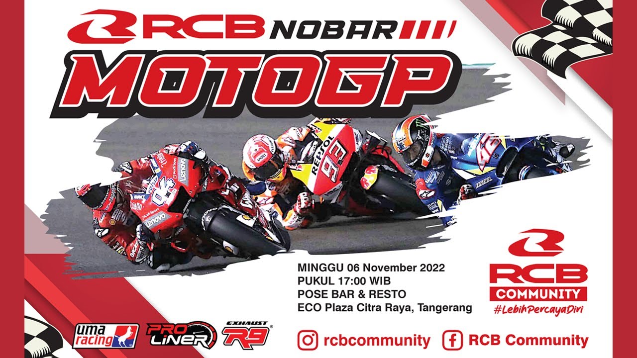 NOBAR MOTOGP dan Launching RCB Community #rcbindonesia #racingboy #rcb ...