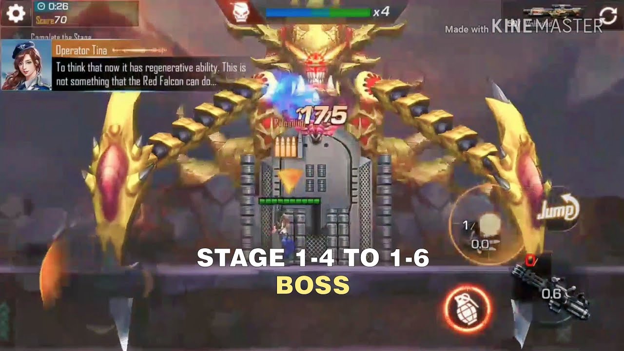 Contra | Story Gameplay - Stage 1-4 To 1-6 [Boss] - YouTube