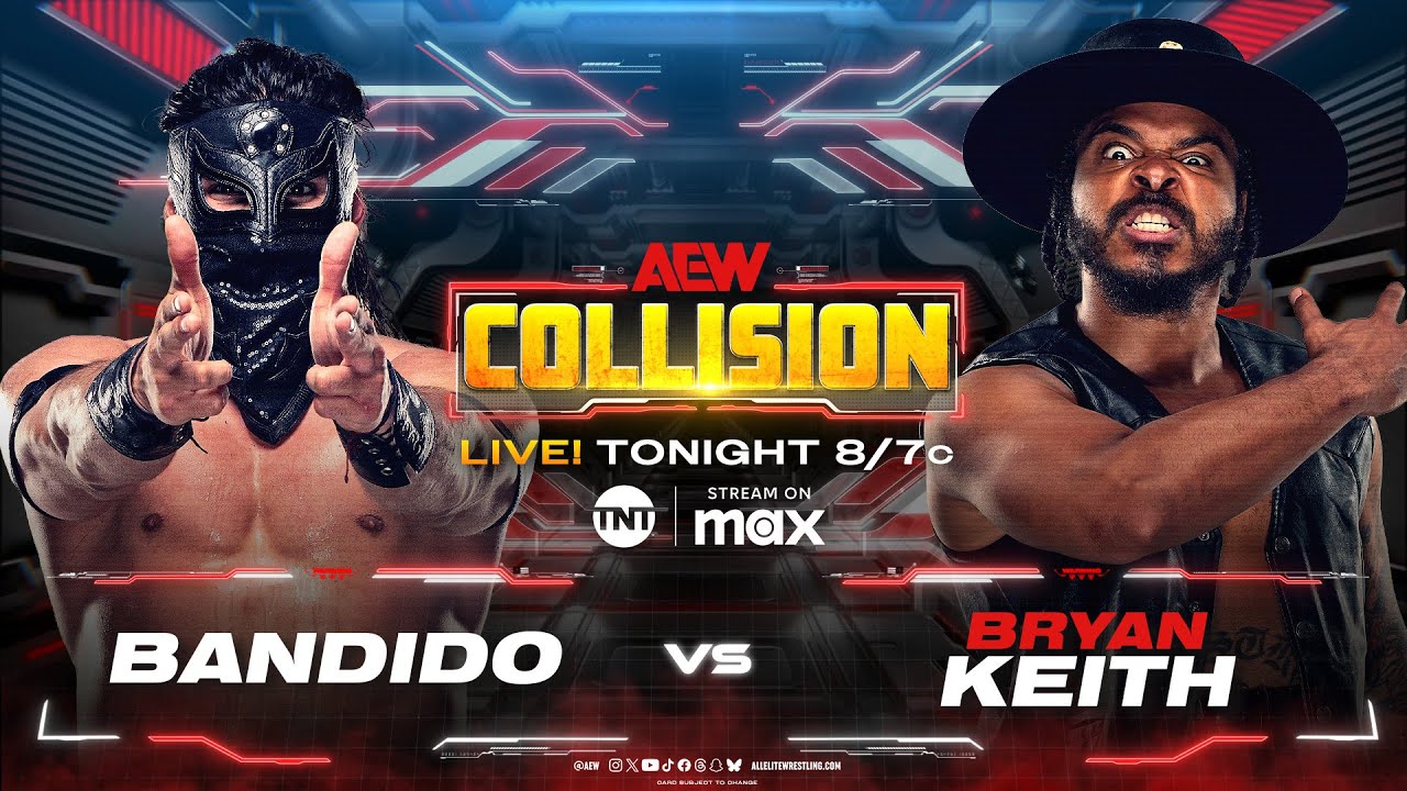 WWE 2K24 AEW Collision 2-8-2025 Bandido Vs Bryan Keith - YouTube