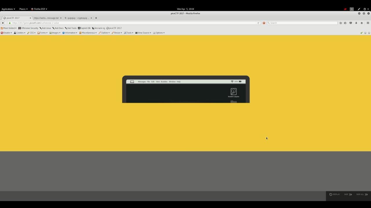 PicoCTF 2017 - Tutorial 2 - YouTube