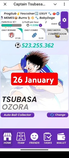 Daily ComBo Captain Tsubasa 26 January #captaintsubasa - YouTube