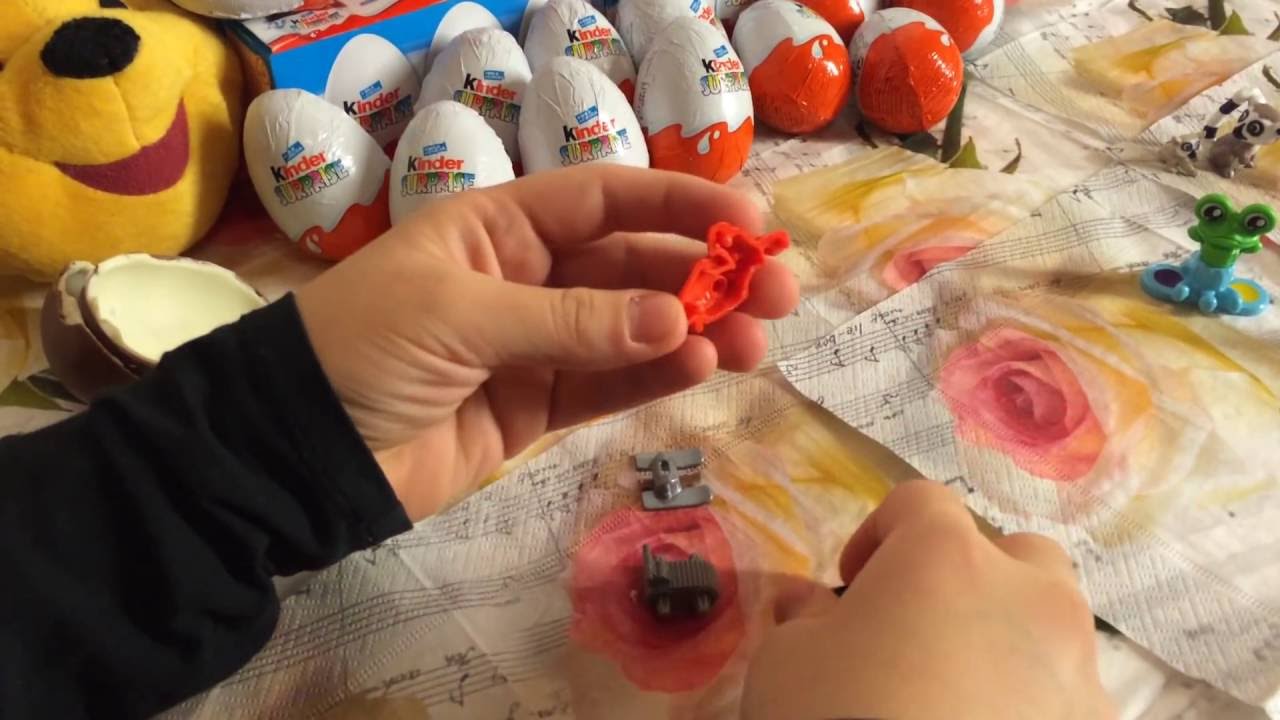OPEN 12 KINDER SURPRISE - YouTube