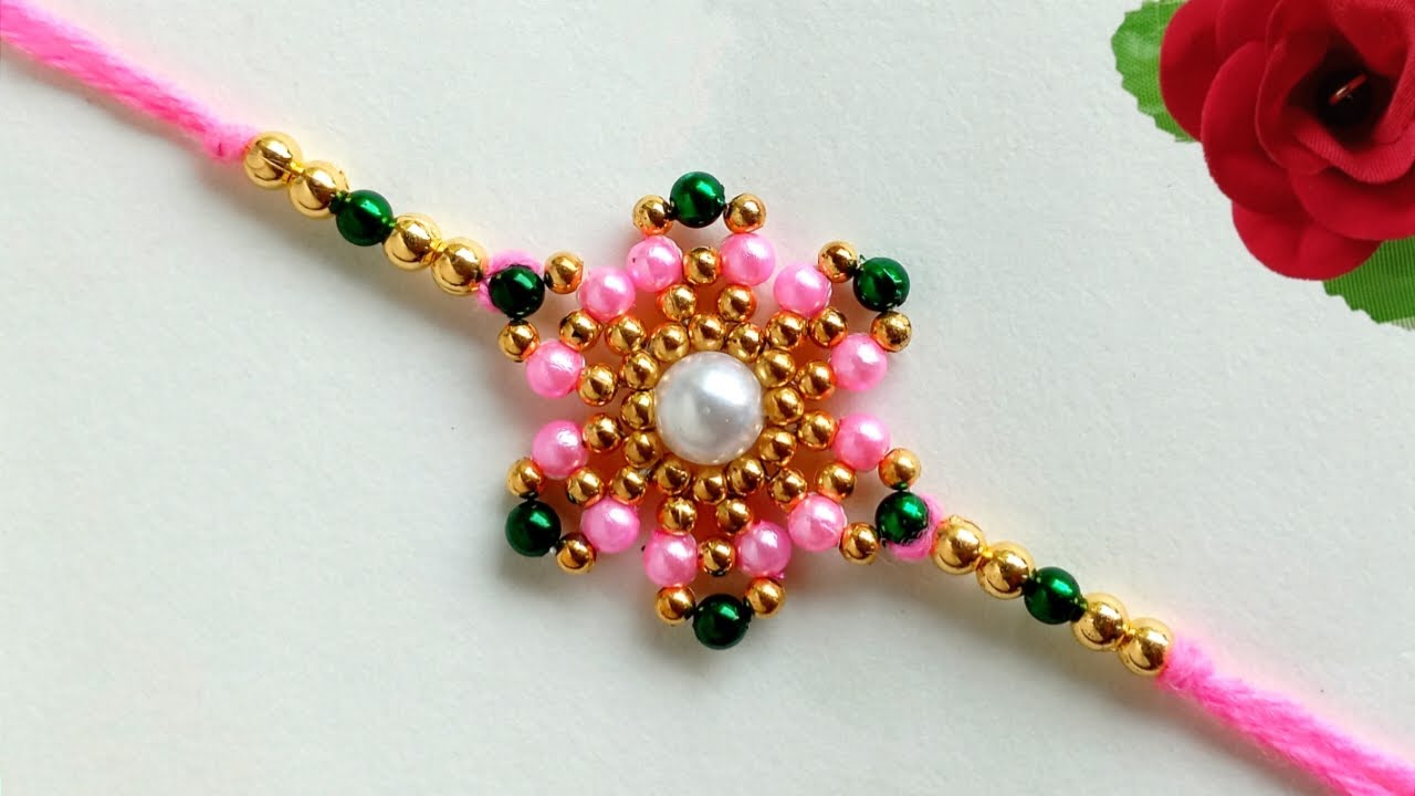 Diy easy rakhi || How to make rakhi at home || Rakhi making ideas at ...