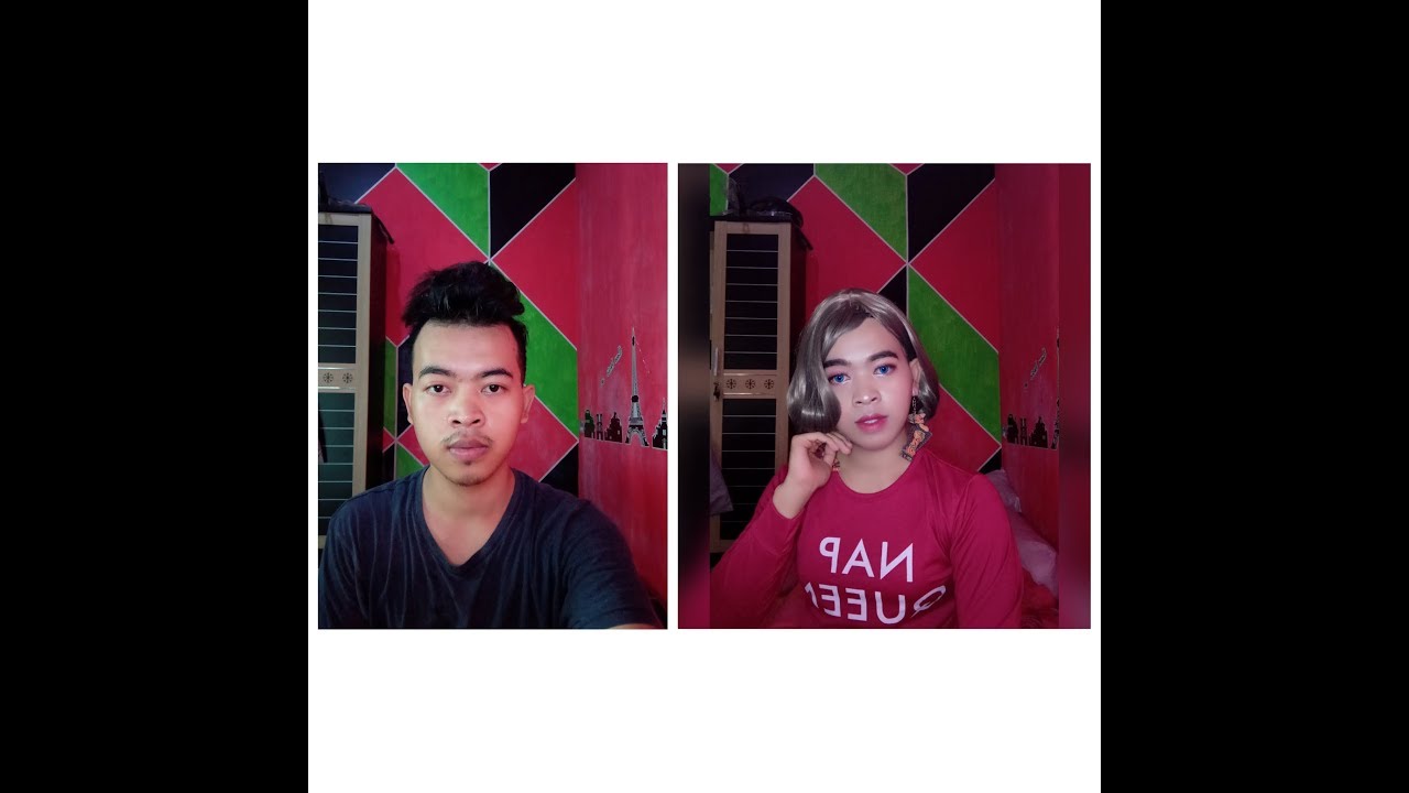 MAKE UP COWOK JADI CEWEK CANTIK | TUTORIAL MAKE UP JADI CEWEK - YouTube